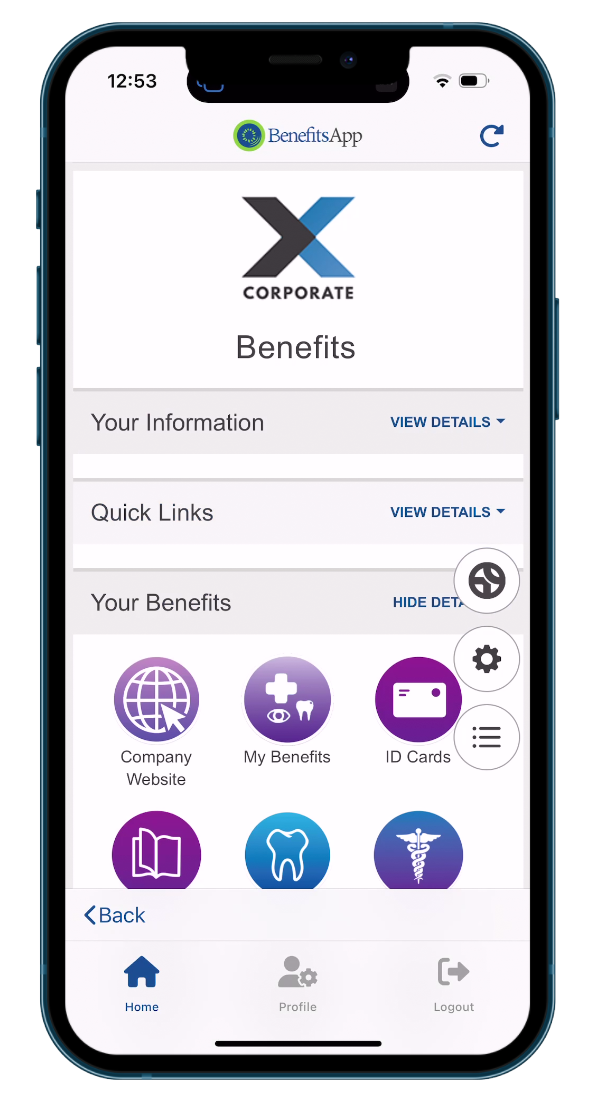 BenefitsApp Home - BenefitsApp